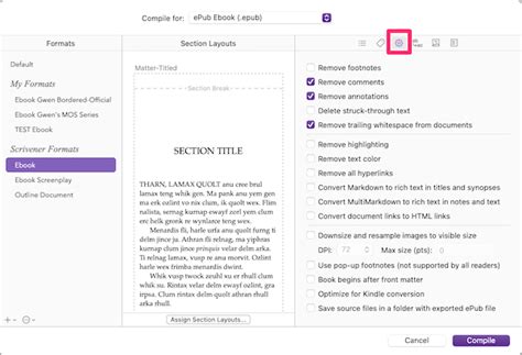 Scrivener Skills Creating An EPUB In Scrivener Writer Unboxed