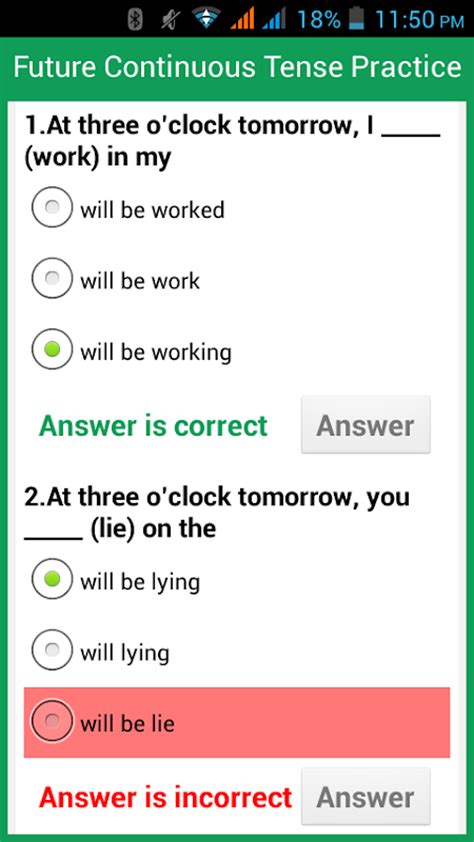 English Tenses Practice Mcq Apk для Android — Скачать