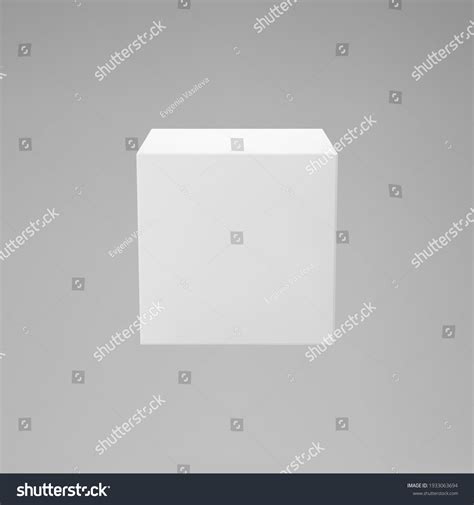 White 3d Modeling Cube Perspective Isolated Stock Vector Royalty Free 1933063694 Shutterstock