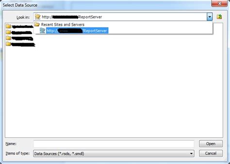 Sql Reporting Services No Dataset Available Stack Overflow