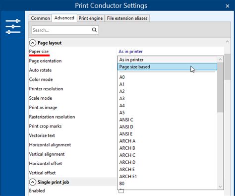 Page Printing Settings Batch Printing With Print Conductor