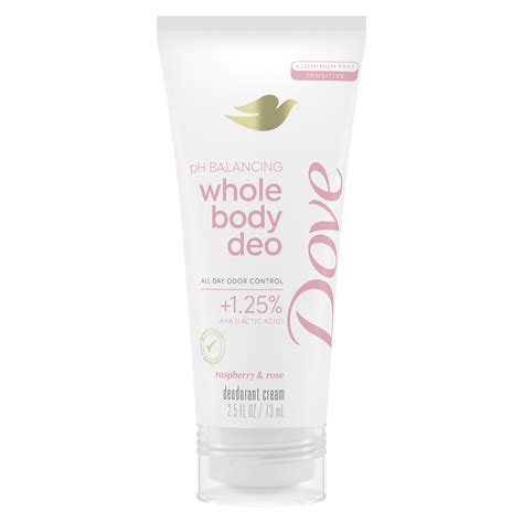 Whole Body Deo Raspberry And Rose Deodorant Cream Dove