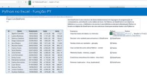 Função Python Excel PY Guia do Excel