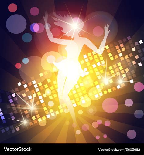 Dancing Girl Royalty Free Vector Image Vectorstock