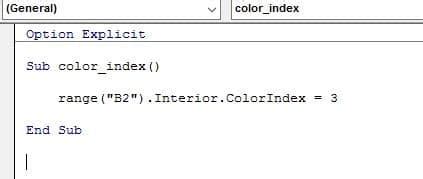 How To Use Vba Colorindex In Excel Excelbuddy