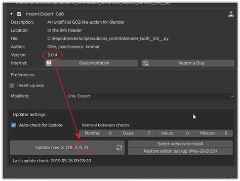 Update Shows Wrong Version Issue CGCookie Blender Addon Updater GitHub