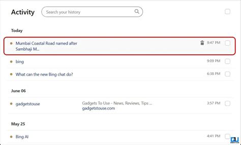Ways To View And Delete Your Bing Ai Chat History