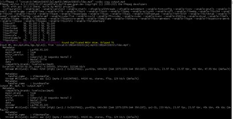 What Im Doing Wrong In My Code How To Merge 2 Videos With Ffmpeg