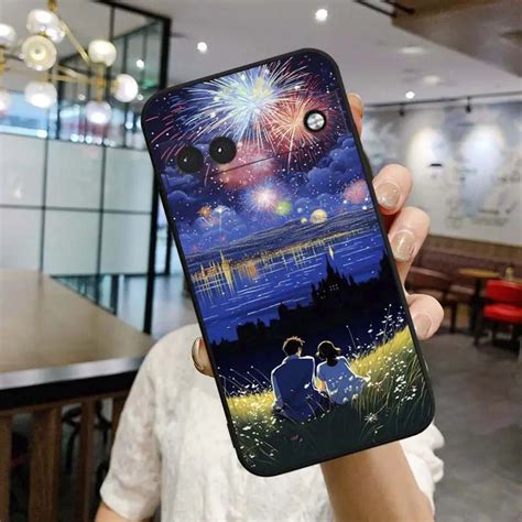 Couple Fireworks Tpu Anti Fall Protective Silicon Soft Temu Denmark