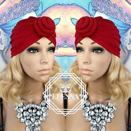 Стилен и Модерен Тюрбан в Червен Цвят, Красиви Тюрбани, Магазин за ...