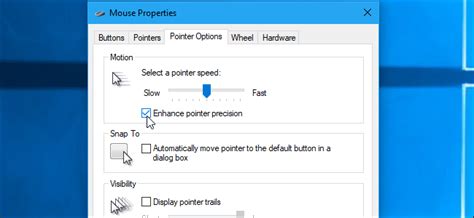 What Is Enhance Pointer Precision In Windows