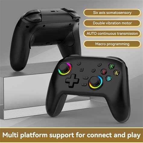 Wireless Bluetooth Somatosensory Vibration Gamepad For Nintendo Switch Switch PRO Black