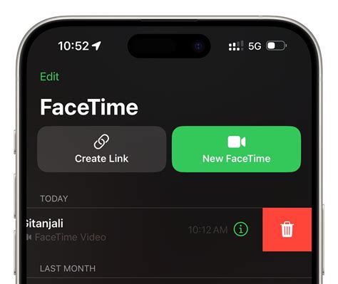 How To Clear Recent Calls In FaceTime On IPhone And Mac