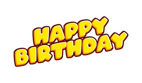 생일 축하합니다 이벤트 휴일 흰색 다채로운 텍스트 효과 디자인 벡터에 격리 된 레터링 영어로 된 텍스트 또는 비문 현대적이고 창의적인 디자인에는 빨간색 주황색 노란색이