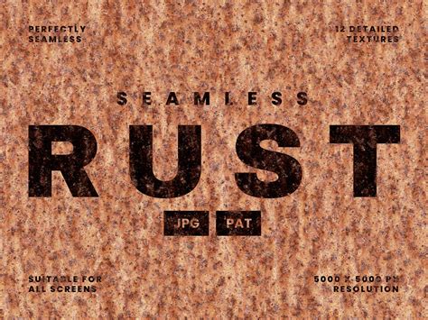 Seamless Rust Textures By Aurora Graphics On Dribbble