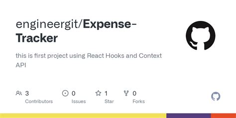 Github Engineergitexpense Tracker This Is First Project Using React Hooks And Context Api
