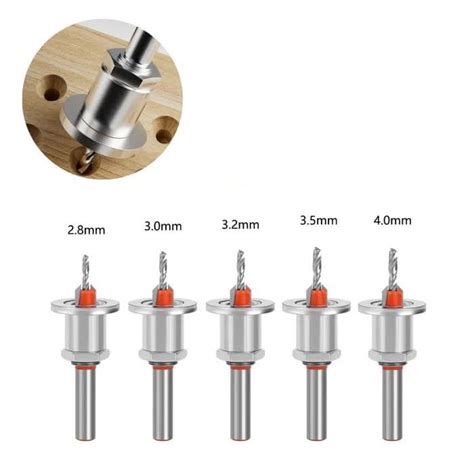 5pcs Countersink Drill Bit Set Lulunami