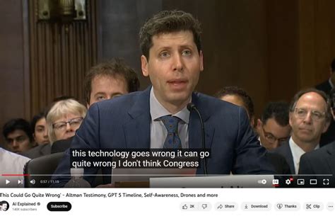 pasi karhu on linkedin ai samaltman openai congress testimony