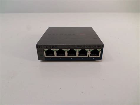 Netgear Prosafe GS105E 5 Port Gigabit Managed Switch Max Marine Electronics