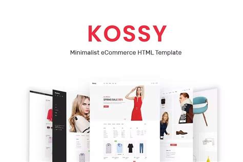 Kossy Minimalist Ecommerce Html Template Latest Version