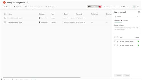 Power Bi And Git Integration Side Quests