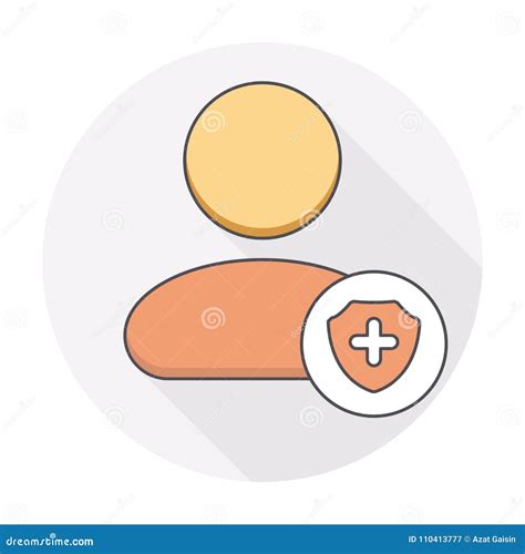 Security Shield User Icon Stock Vector Illustration Of Button 110413777