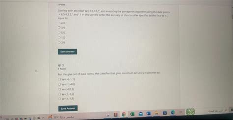 solved assume the following 6 labeled data points for this