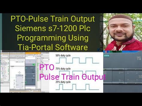 PTO-Pulse Train Output Siemens s7-1200 Plc Programming Using Tia-Portal Software - YouTube