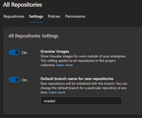 Git Programmatically Set Default Branch Name For New Azure Repositories Stack Overflow