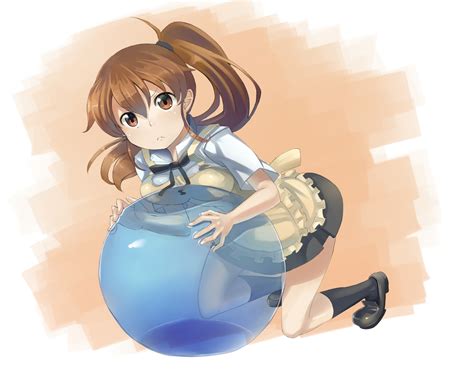 乗って楽しい、見て楽しい⁉ 『バランスボール×女子』イラスト詰め合わせ ニコニコニュース オリジナル