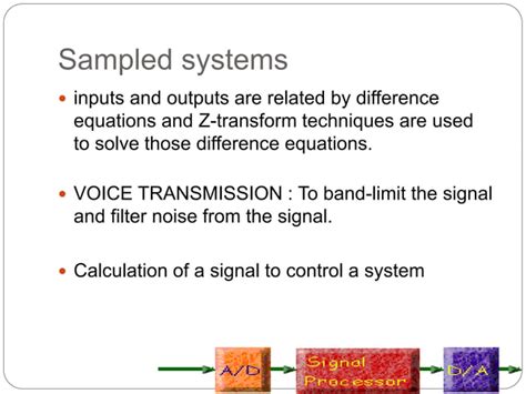 Z Transforms And Their Applications Pptx