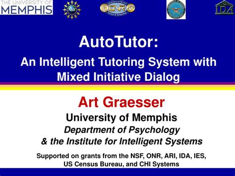 Ppt Autotutor An Intelligent Tutoring System With Mixed Initiative Dialog Powerpoint