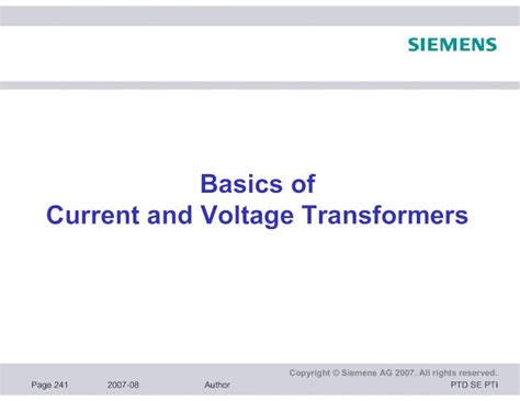 PDF CT And VT Basics Siemens DOKUMEN TIPS