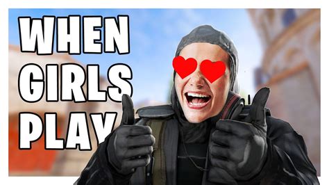 WHEN A GIRL PLAYS CS YouTube
