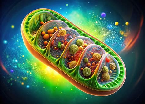 Comprehensive Visual Guide To Cellular Organelles A Detailed Illustration Of Mitochondria