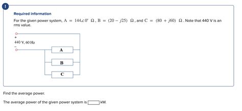 Solved Required Information For The Given Power System Chegg