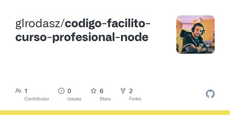 GitHub Glrodasz Codigo Facilito Curso Profesional Node