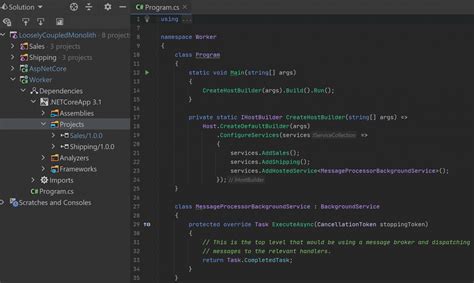 Solution And Project Structure Of A Loosely Coupled Monolith Codeopinion