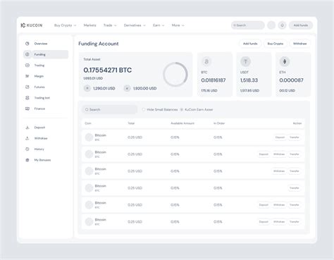 Crypto Dashboard UI UX Design Behance