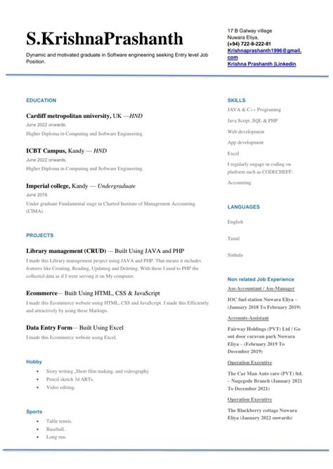 Krishna Prashanth On Linkedin Current Status