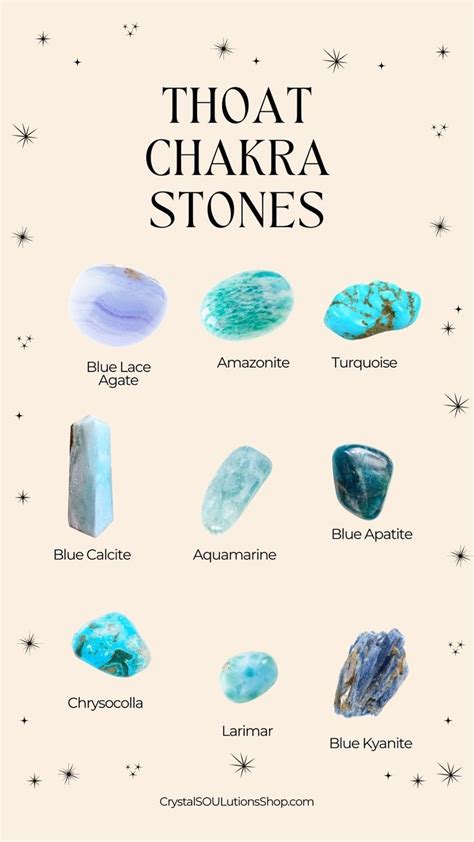 5 Throat Chakra Crystals Throat Chakra Healing Crystals Artofit