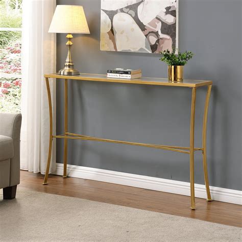 Narrow Glass Console Tables Foter