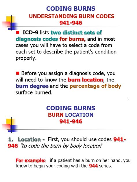 Coding Burns Part1 Pdf Burn Skin