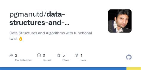 Github Pgmanutd Data Structures And Algorithms Data Structures And Algorithms With Functional