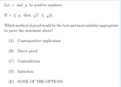 Solved Let I And Y Be Positive Numbers If X