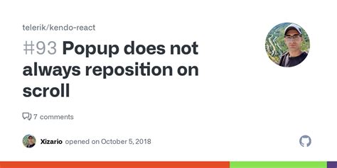Popup Does Not Always Reposition On Scroll · Issue 93 · Telerik Kendo React · Github