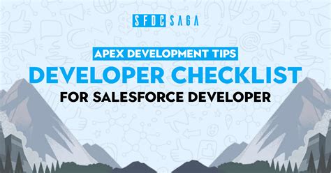 Developer Checklist
