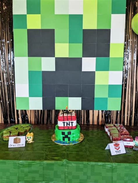 Minecraft Birthday Party Story Down Redbud Drive