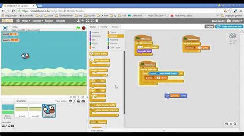 Scratch Dersleri Flappy Bird Game Tutorial 3 Flappynin Hareketli