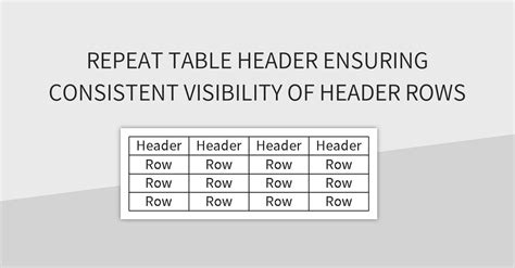 Free Table Header Templates For Google Sheets And Microsoft Excel Slidesdocs